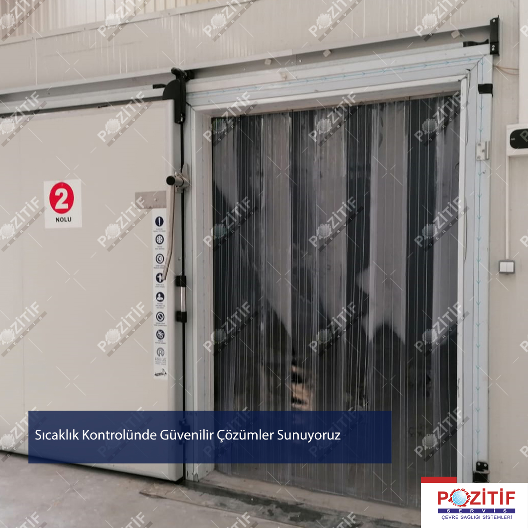 Soğuk Hava Deposu PVC Şerit Perde - Pozitif Servis PVC Perde