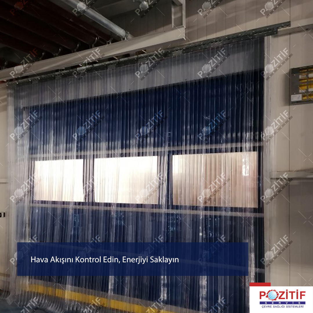 PVC Şeffaf Şerit Perde - Pozitif Servis PVC Perde